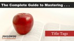 The Complete Guide to Mastering Title Tag Optimization | PPM
