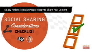 Social Sharing Considerations Checklist [Infographic] | Stoney deGeyter