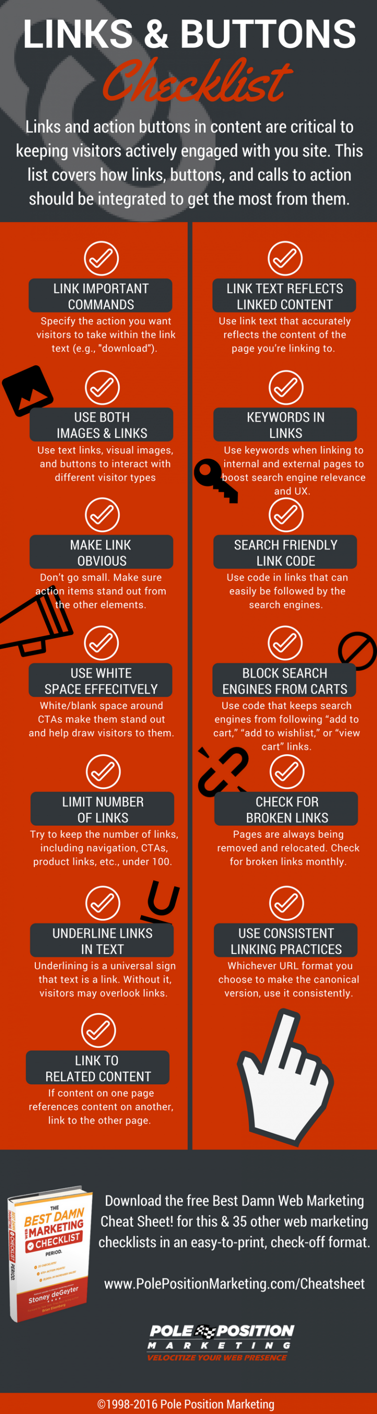 Website Links and Buttons Checklist | Stoney deGeyter